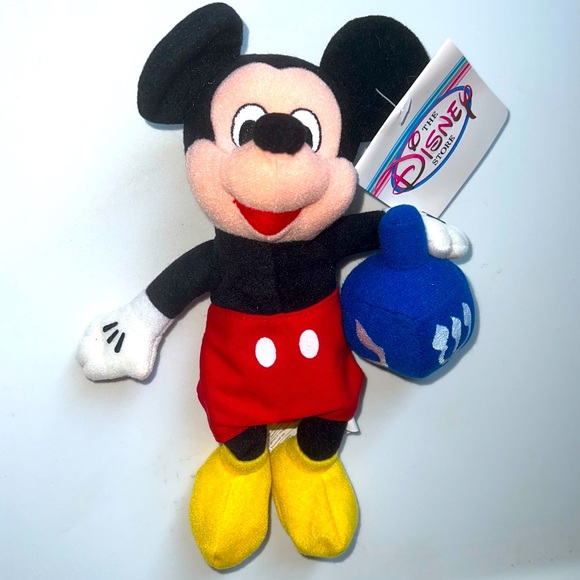 Disney | Toys | Nwt Disney Dreidel Mickey Mouse Bean Bag Beanie | Poshmark